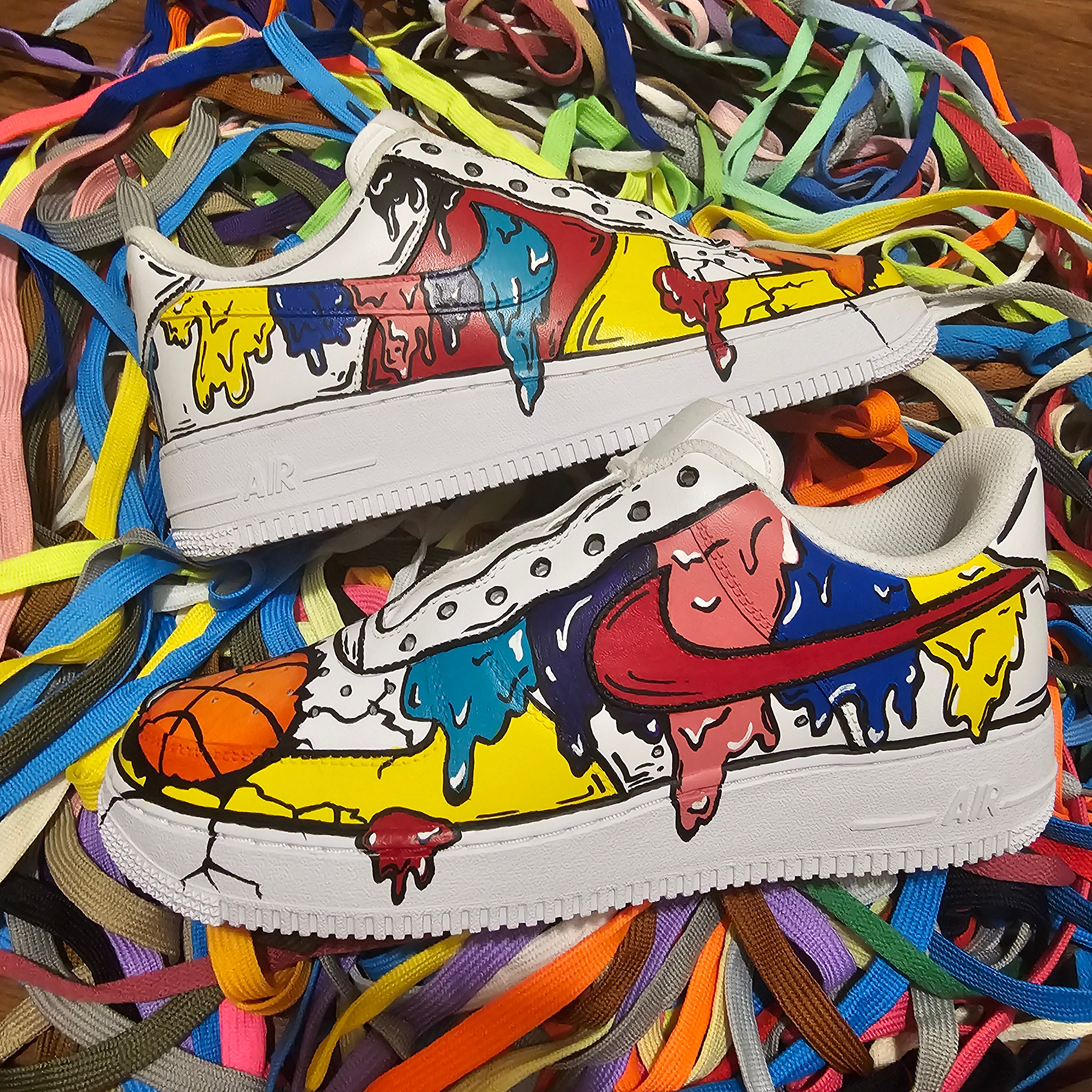 AF1s X 🏀 Drip – OOK CUSTOMS